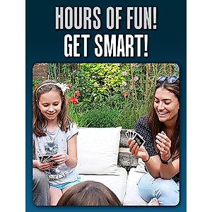 Smart Cards Countries, 7-Games-in-1 (Trumps, Pairs, Guess Who, Happy Families, Rummy, and More)