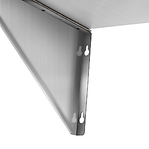 GUDESEN Wall Mounted Stainless Steel Shelf 60” x 18” Shelving for Restaurant,Kitchen,Garage,Home and Hotel