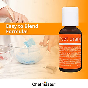 Chefmaster - Liqua-Gel Food Coloring - 12 Color Set B - Fade Resistant - 12 Pack - Vibrant, Eye-Catching Colors, Easy-To-Blend Formula, Fade-Resistant - Made in the USA