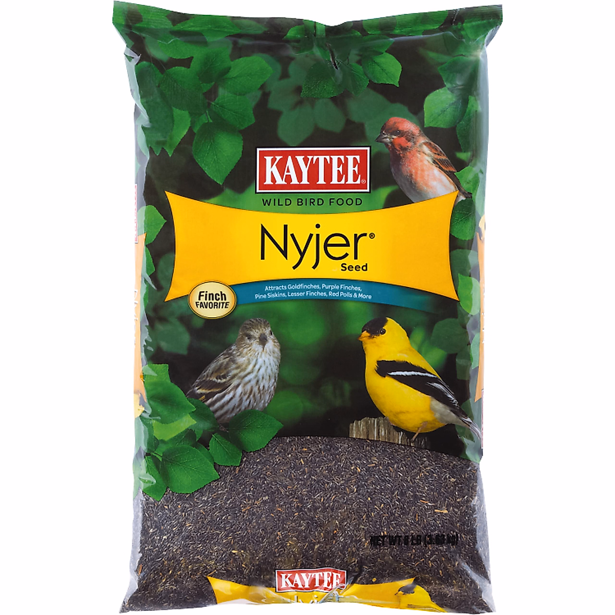 Kaytee Nyjer Wild Bird Food Seed, 8 Pound