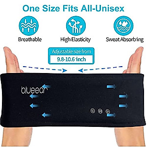 Bluetooth Headband Sleep Headphones Wireless V5.5 Sports Headband with Thin Stereo Speaker for Yoga Running Outdoor Indoor Sports and Travelling