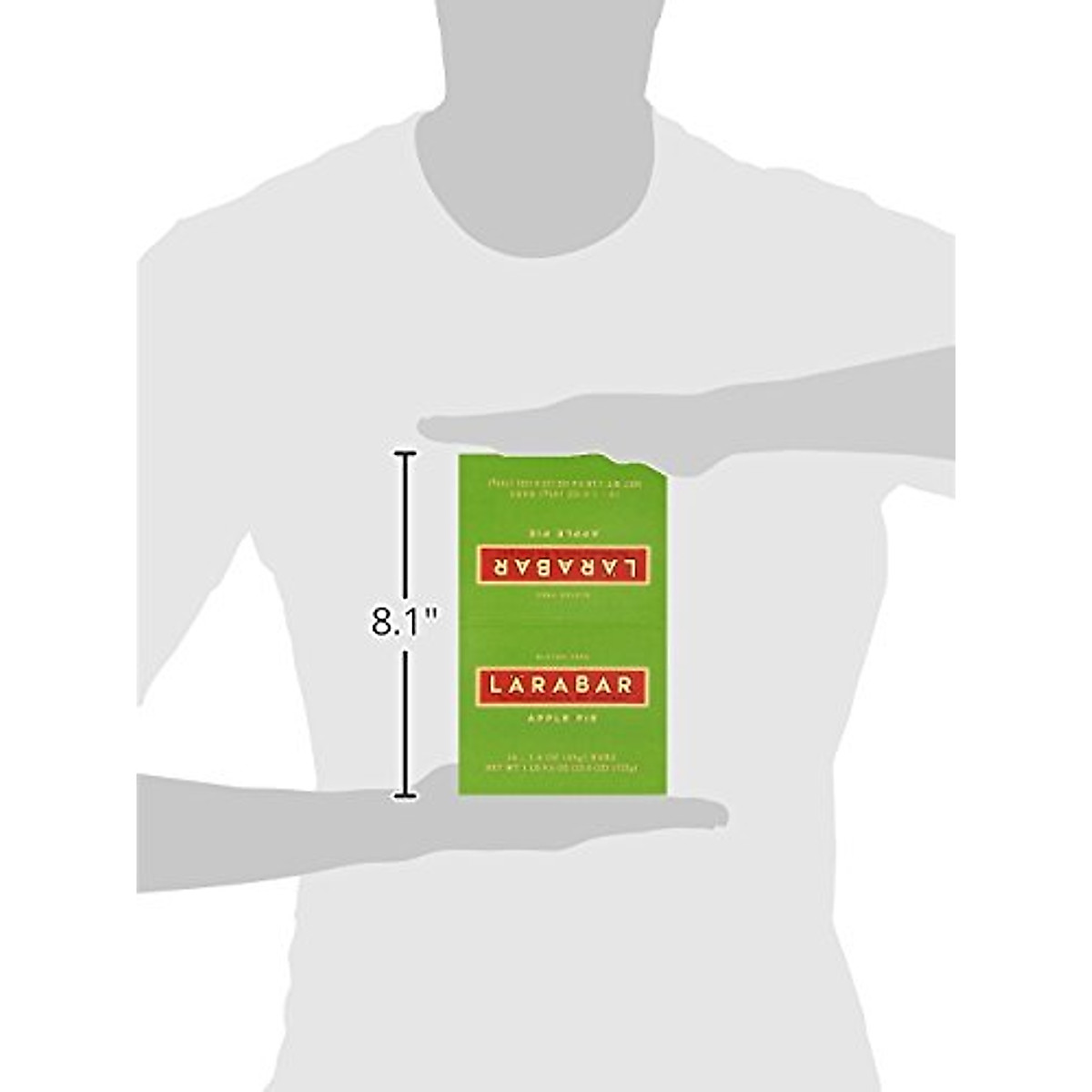 Larabar Apple Pie, Gluten Free Vegan Fruit & Nut Bar, 1.6 oz Bars, 16 Ct