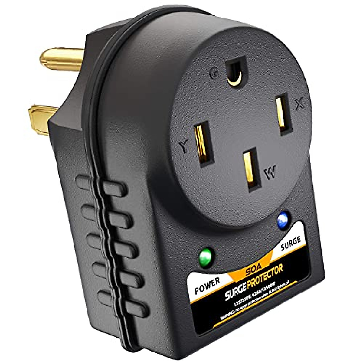 CARMTEK 50 Amp RV Surge Protector | Safe Power Adapter & Surge Protection