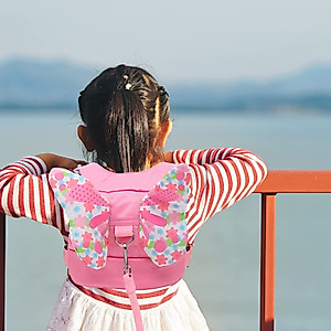 BESPORTBLE 1 Set of Kids Safety Harness Leash Toddler Leash Walking Harness Wristband Assistant Strap Back Belts for Girls (Pink) Toddler Harness with Leash