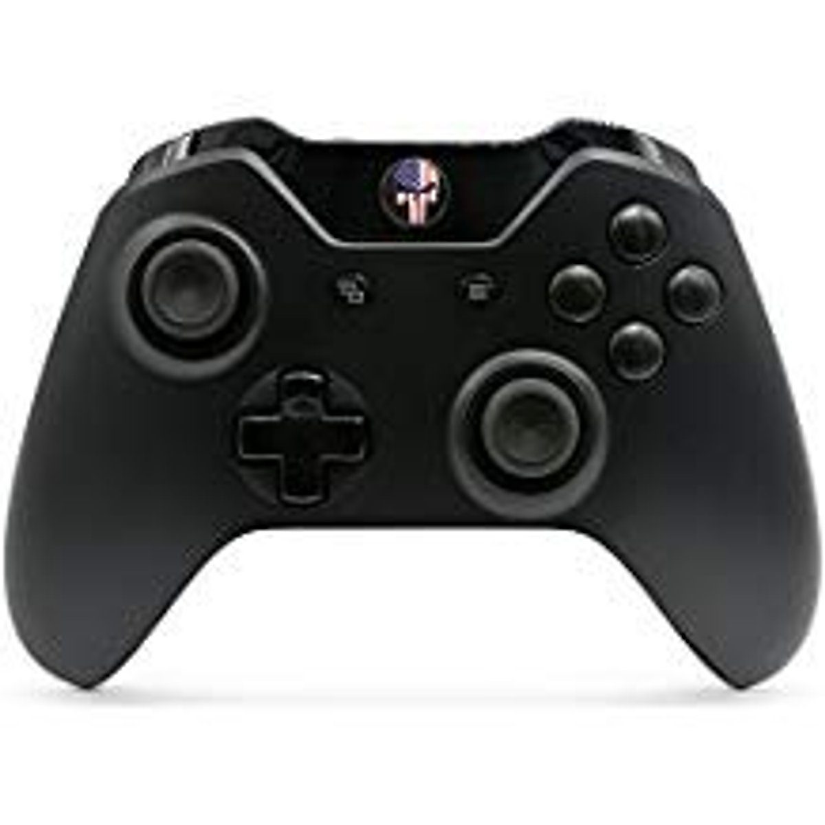 MODDEDZONE Custom MODDED Wireless Controller for Xbox One S/X and PC - With Unique Smart Mods - Best For First Person Shooter Games - Handcrafted by Experts in USA with Unique Design (American Skull)