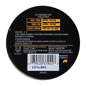 AXE Messy Look Hair Paste Flexible 2.64 oz (Pack of 4)