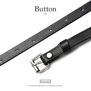 Nicute Punk Leather Belt Chains Black Waist Belt Chain Multilayered Tassel Goth Body Accessories for Women and Girls (3)