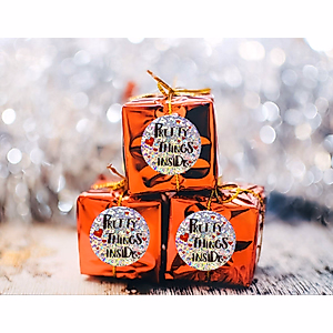 500 Thank You Holographic Stickers 1.5" | Pretty Things Inside | Stickers for Valentine's Day - Thank You Stickers | Happy Mail | Supplies Small Business - Heart Labels Envelopes Sealing Stickers