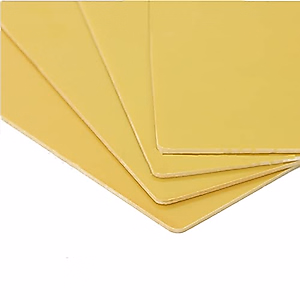 20X30cm Resin Stamp Making DIY Photopolymer Plate 2pcs Craft Letterpress Polymer Solid Photopolymer Plate for Printing, Yellow/Green