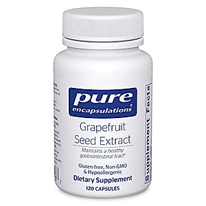 Pure Encapsulations Grapefruit Seed Extract | Supplement to Support The Balance of Intestinal Microorganisms and G.I. Tract* | 120 Capsules