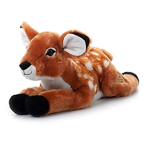 The Petting Zoo Fawn Stuffed Animal, Gifts for Kids, Wild Onez Zoo Animals, Fawn Plush Toy 17 inches