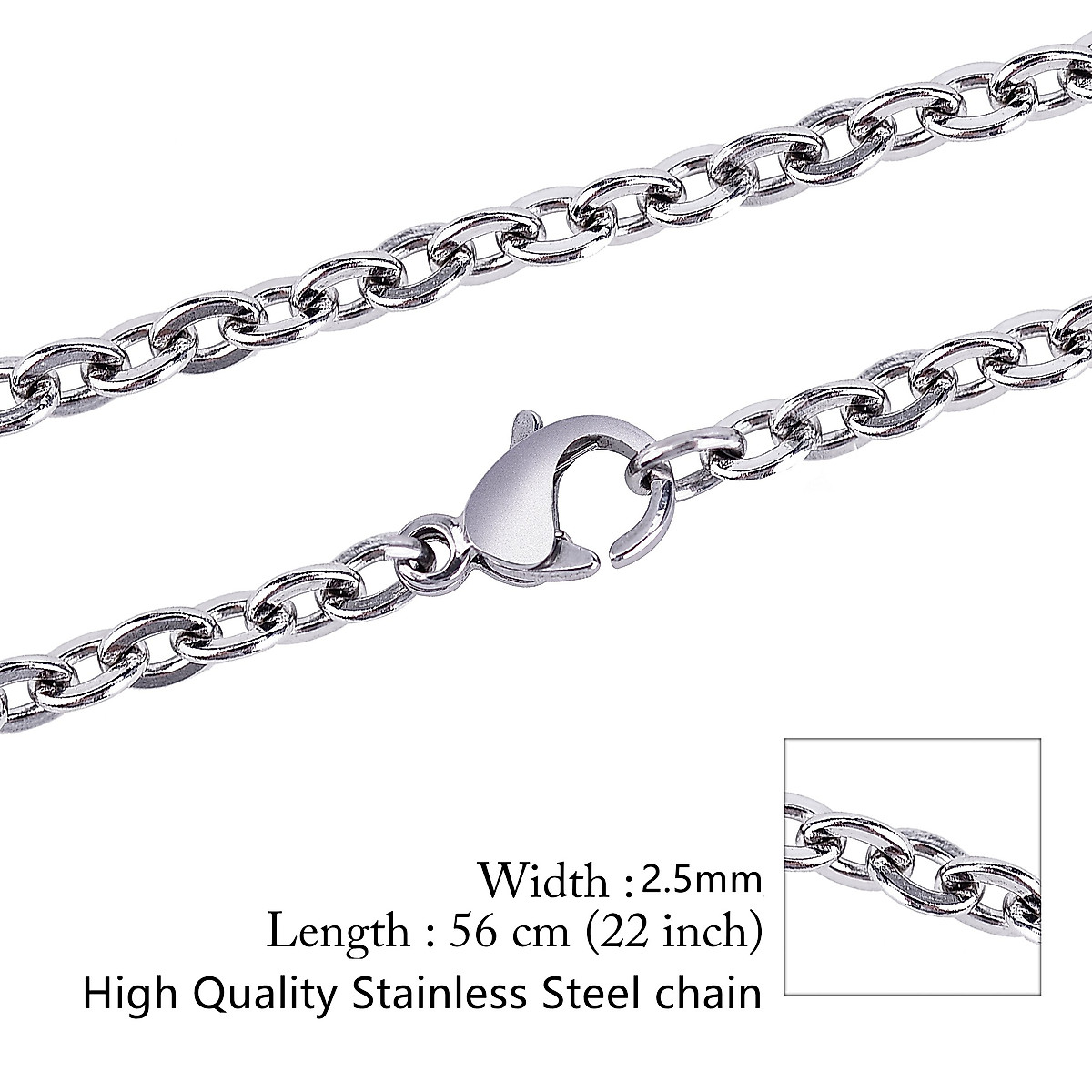 Valyria Stainless Steel Cylinder Memorial Jewelry Capsule Medicine Pill Pendant Necklace