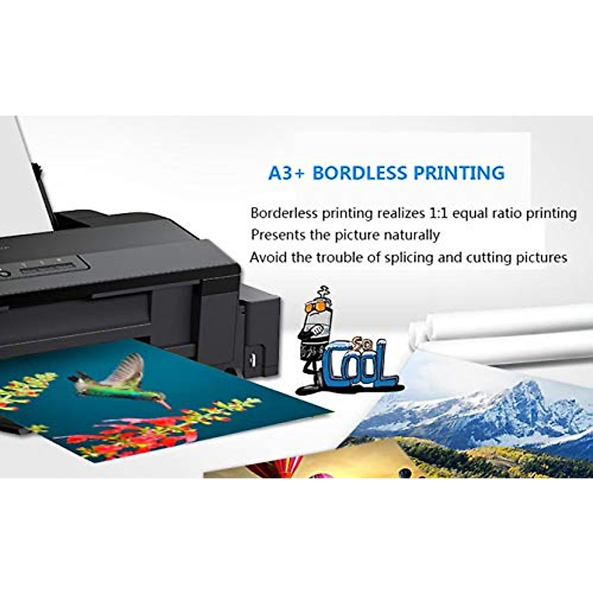 Hrm Inkjet Printer A3 A4 Inkjet Printer Supporting Sublimation