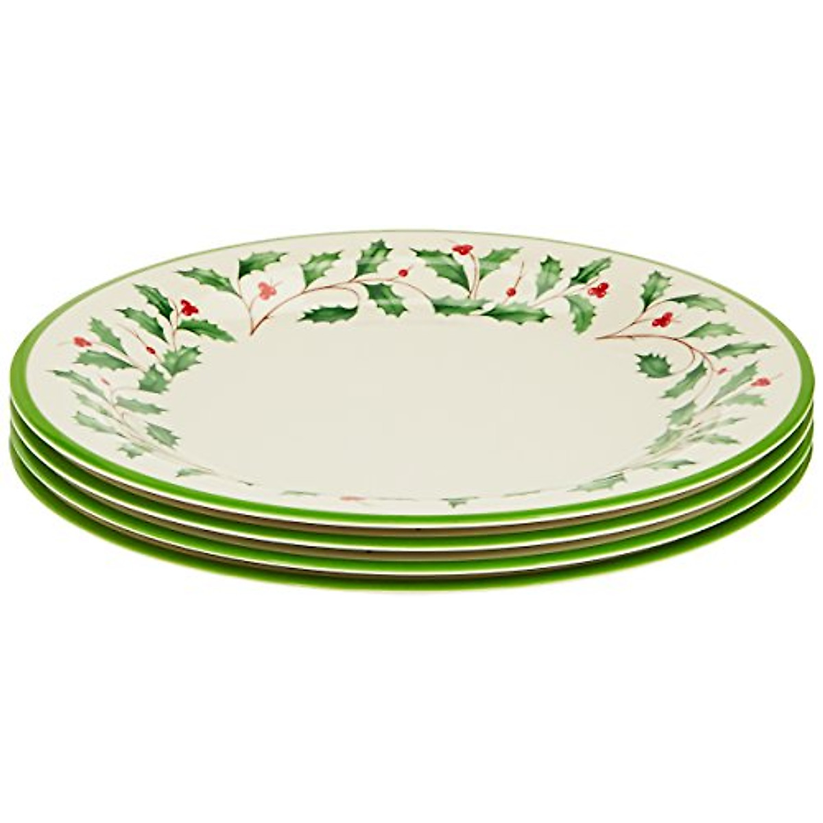Lenox Holiday 4-Piece Melamine Dinner Plate Set