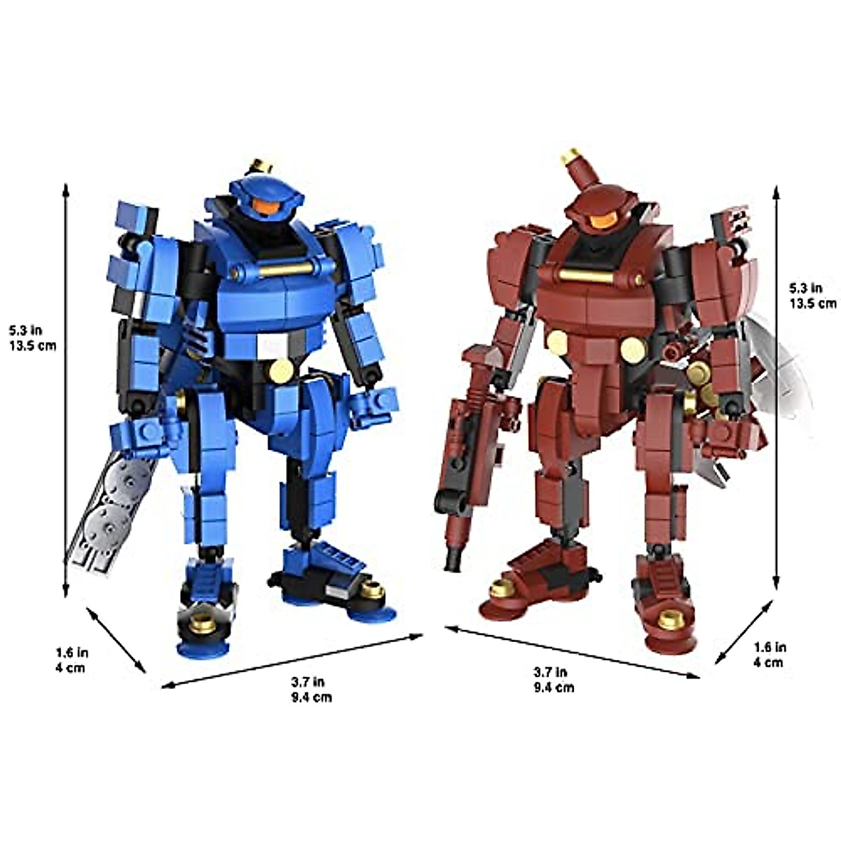 MyBuild Mecha Frame Keiji 2 and Rita 2 Construction Figures Building Toys
