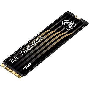 MSI SPATIUM M480 PRO PCIe 4.0 NVMe M.2 4TB Internal SSD PCIe Gen4 NVMe (SPATIUM M480 PRO PCIe 4.0 NVMe M.2 4TB)