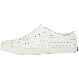 Native Shoes, Jefferson Child, Kids Lightweight Sneaker, Shell White/Shell White, 7 M US Toddler
