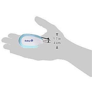 Safety 1st Steady Grip Infant Nail Clipper (Colors May Vary) (Pack of 2)