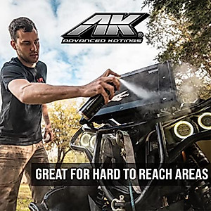 Advanced Kotings High Gloss Shine Coating Spray | Revives Dull Surfaces, UV Protectant, Vinyl, Rubber, Plastic, Easy Off-Road Clean-Up, ATV, UTV, Dirt Bikes Surfaces | Net Weight 12oz - Single Bottle