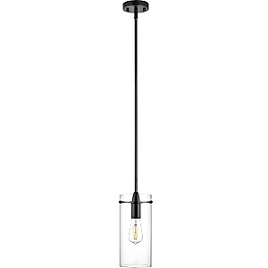 Black Pendant Lights Kitchen Island - Large Clear Glass Pendant Light Fixture