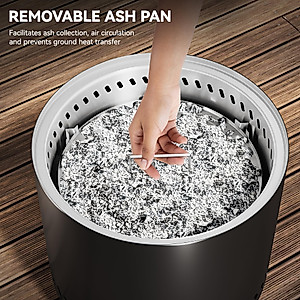 YITAHOME 42in 50,000 BTU Outdoor Propane Gas Fire Pit Table, CSA Approved Steel Tabletop PE Rattan Auto-Ignition Gas Firepit with Removable Lid, Glass Wind Guard, Blue Glass Rock & Cover, (Black)