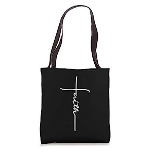 Faith Cross Gos Jesus Christ Grace Religious Christian Gift Tote Bag