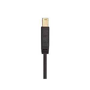 Monoprice USB 3.0 Type-A to Type-B Cable - 3 Feet - Black | Compatible with Monitor, Scanner, Hard Disk Drive, USB Hub, Printers - Select Series