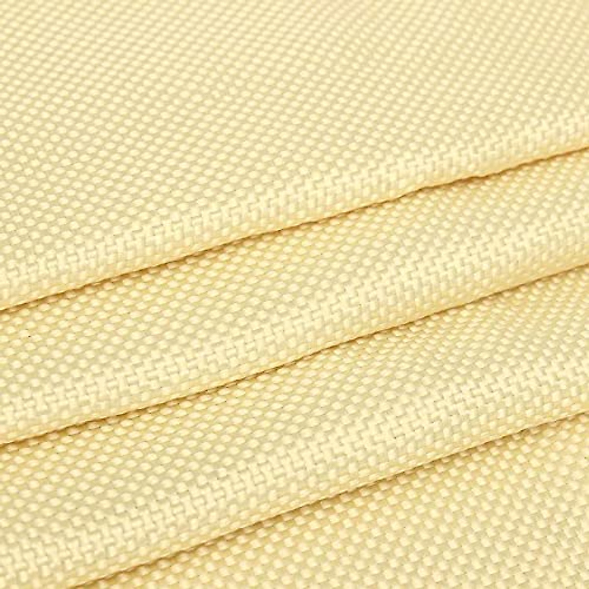 XLJP 100 * 30cm Kevlar Fabric 200gsm Fabric Woven Aramid Fiber Cloth Plain 100cm/39.4'' Width Yellow Color