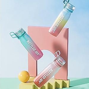 JIMACRO Sports Air Water Bottle Flavor up BOTTLED JOY Drinking Bottles with Flavor Pods, 22 Oz/650ML Scent Water Cup BPA Free 0 Sugar Water Bottle With Straw, Suitable for Gym and Outdoor