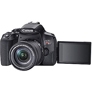 Canon EOS Rebel T8i DSLR Camera w/Canon EF-S 18-55mm F/4-5.6 is STM Zoom Lens + Case + 128GB Memory (28pc Bundle)