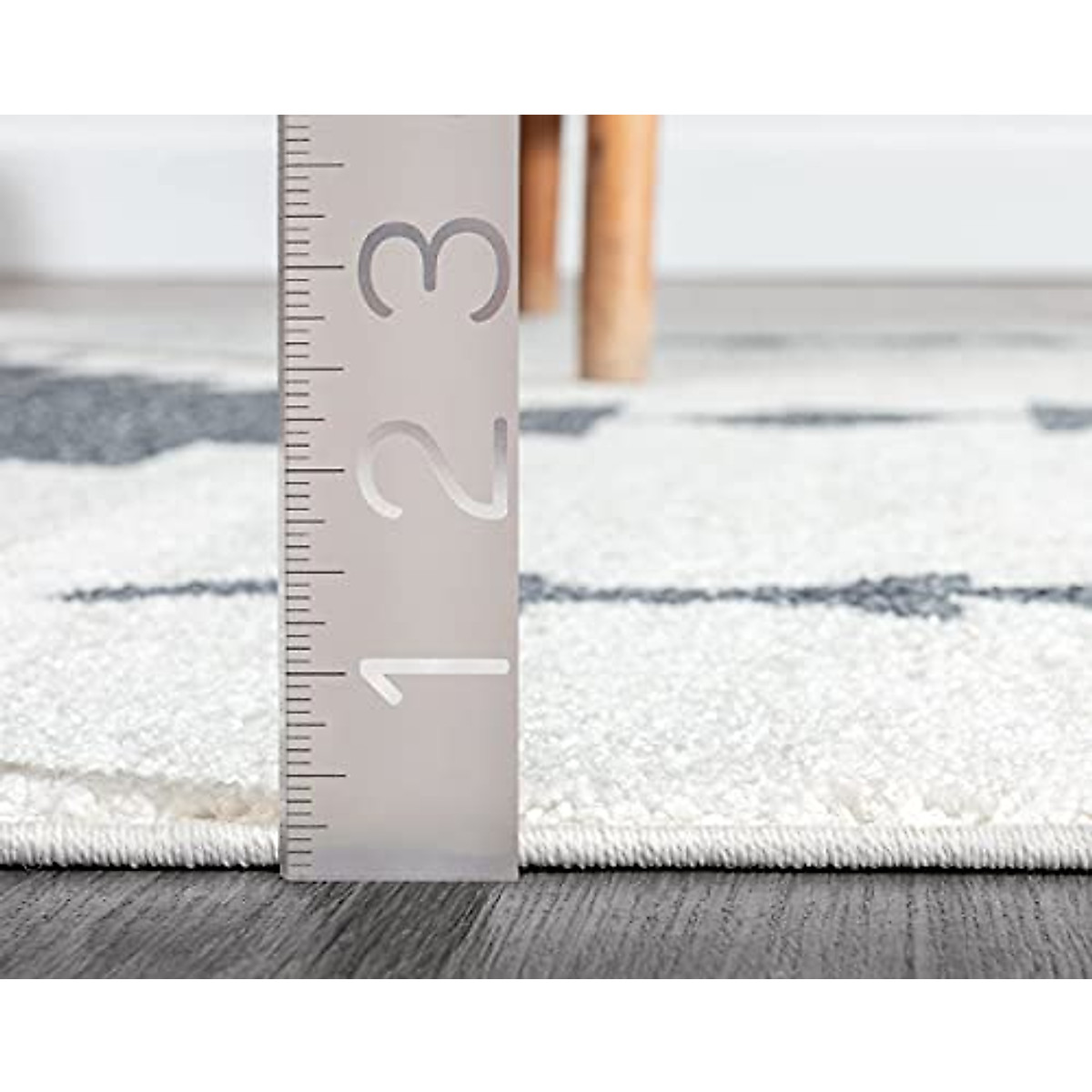 Abani Contemporary Southwestern Print 5'3" x 7'6" (5'x8') Area Rug - Non-Shed Yellow & Grey Rugs Living Room Rug