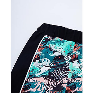 KANGKANG Toddler Boy Clothes, 2t Boys Clothes 3t Boy Clothes Dinosaur Pattern Letter Printed Long Sleeve Crewneck Sweatsuit Top and Pants 2 Pcs Fall Winter Toddler Clothes Outfits Set