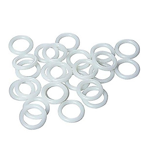 Home Sewing Depot Sew On UV White Rings for Shades Pk 50