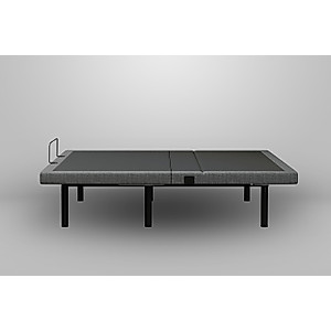 iDealBed 5i Custom Adjustable Bed Base, Wall Hugger, Massage, Zero-Gravity, Dual USB Charger, One Touch Comfort, Programmable Memory, Night Light, Advanced Smooth Silent Motion (Split Queen)