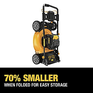 DEWALT 20V MAX* Lawn Mower, Cordless, 21.5in. Brushless with Battery & Charger (DCMWP233U2)