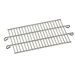 Skyflame Stainless Steel Flat Spit Rotisserie Grill Basket Fits for 5/16 Inch Square, 3/8 Inch Square, 1/2 Inch Hexagon Spit Rods