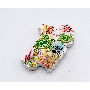 3D Sardinia Italy Fridge Magnet Tourist Souvenir Gift Collection Home Kitchen Decoration Magnetic Sticker Sardegna Refrigerator Magnet