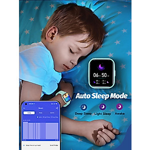 Butele Kids Smart Watch Girls Boys, Smart Watch for Kids Game Smart Watch Gifts for 4-16 Years Old with Sleep Mode 20 Sports Modes 5 Games Pedometer Birthday Gift for Boys Girls (A-Green)