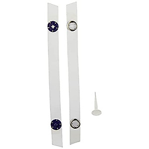 PRYM 401205 Clip-on towel and cloth loops / Towel clips suitable for towelling; white, 5 pieces