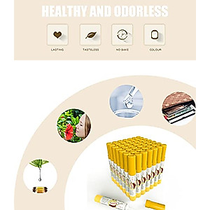 50pcs Vial Convenient Super Glue, AUMUKA All Purpose Adhesive,Instant bonding for bonding Glass, Leather, Metal, Wood, Plastic, Silicone, Rubber - 1.5g/pc