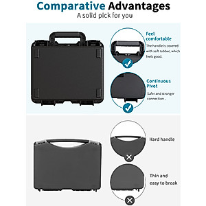 VR Headset Carrying Case for Oculus Quest 2 Fits All Elite Strap, Hard Case Protect Oculus Quest Accessories, Storage Bag Suitable for Home Storage and Travel