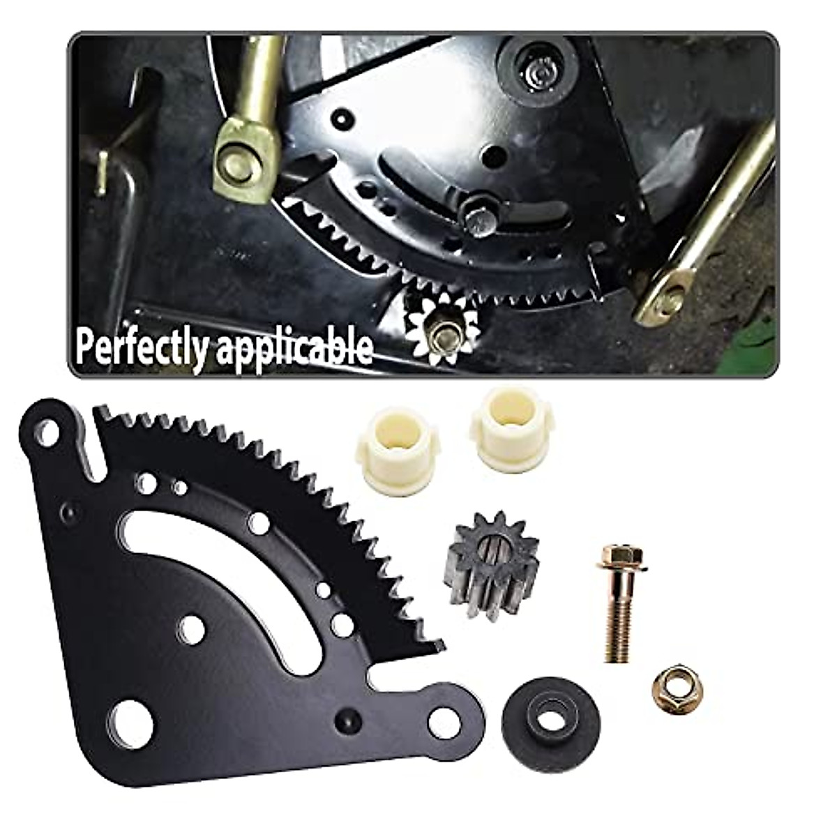 Steering Sector Pinion Gear Rebuild Kit Replacement for John Deere LA100 LA105 LA120 LA130 LA135 LA140 LA150 LA165, John Deere D Series Lawn Tractors Replaces# GX21924BLE, GX20053, GX20054, GX21994