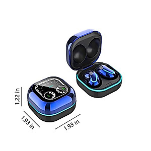 Wireless Earbuds Bluetooth 5.1 Headphones, Ipx4 Waterproof Premium Stereo Sound Earphones, in-Ear Touch Control Headset Built-in Mic for Sport