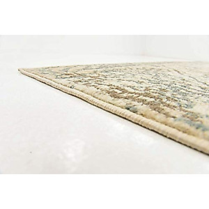 Unique Loom Tuareg Collection Area Rug - Sandstorm (8'Square, Multi/ Gray)