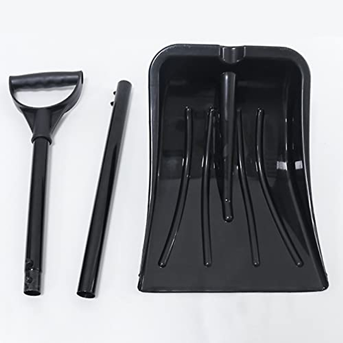 FEBOD Detachable Snow Shovel for Car,Portable Garden Shovel High Efficiency Snow Removal Tools Large Capacity Snow Shovel Pusher for Home Garage Yard