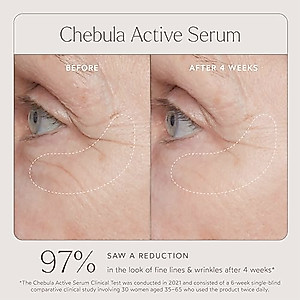 True Botanicals Chebula Active Serum | Optimizes Skins Collagen Levels | Anti-Aging Serum | Treats Fine Lines & Wrinkles | All Skin Types | Dermatologist Tested, All Natural, Vegan | 1 fl oz | 30 ml