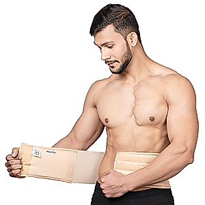 Wonder Care- Umbilical Hernia Support Belt Abdominal Binder for Belly Button Hernias or Navel Hernias, Hernia pain relief Brace (L)…