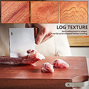 GULRUH Wood Cutting Boards for Kitchen, Wooden Cutting Board Kitchen Cutting Board Unpainted Fruit Cutting Board