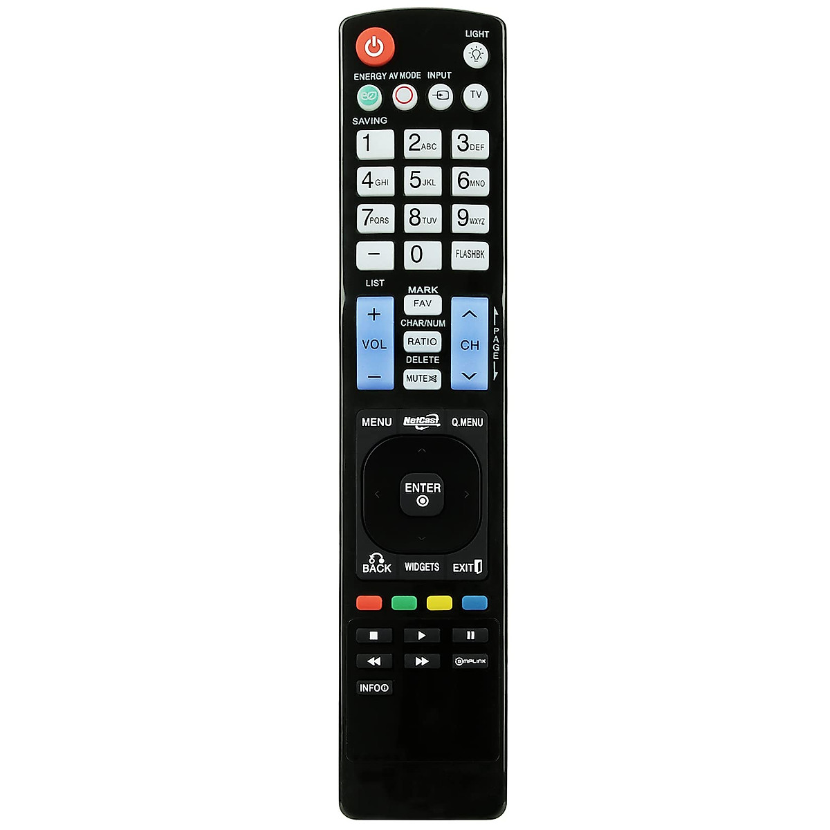 AKB72914003 Replace Remote Applicable for LG TV 42LE5400 55LE8500 42LX6500 50PZ540 47LE5500 32LE5400 46LD550 47LE5400 55LE5500 55LE5400 42LE7500 42LE5500 42LE5350 47LE7500 47LE5350 55LE7500 50PK750