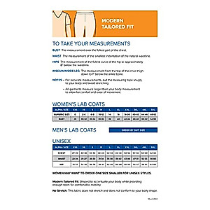 Landau Women's Labwear 8726 White S